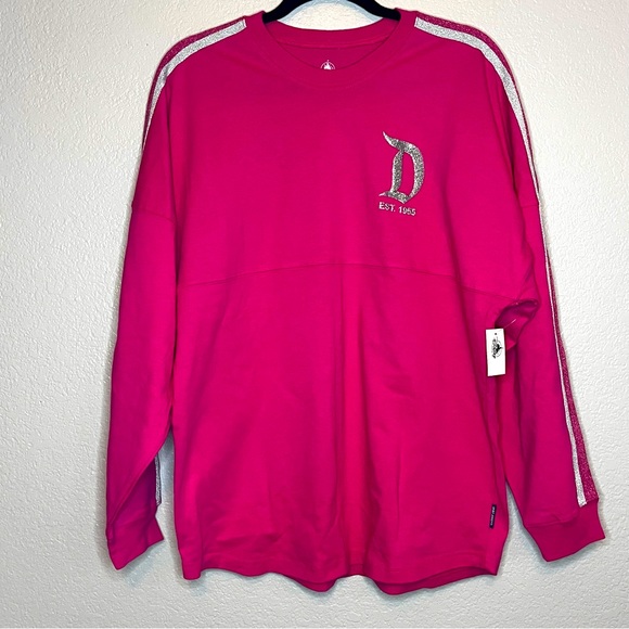 Disney | Tops | Disney Parks Disneyland Hot Pink Spirit Jersey Adult ...